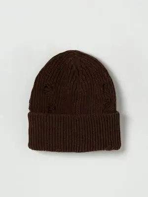 MAISON MARGIELA Ribbed Beanie - Brown