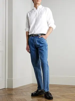 Portuguese Flannel Belavista Button-down Collar Cotton Shirt