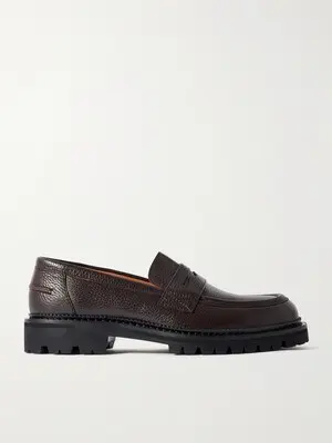 Mr P. Jacques Full-grain Leather Penny Loafers