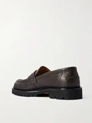 Mr P. Jacques Full-grain Leather Penny Loafers