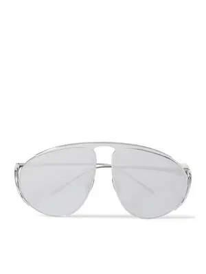 Loewe Aviator-style Sunglasses - Silver