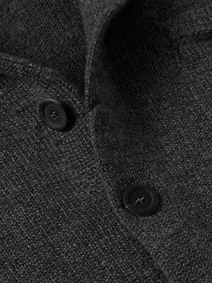 Inis Meáin Wool And Linen-blend 'pub Jacket' Cardigan