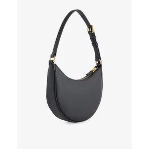 Valentino Garavani Vlogo Signature Mini Leather Hobo Bag - Nero