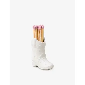 PADDYWAX Cowboy Boot Ceramic Match Holder