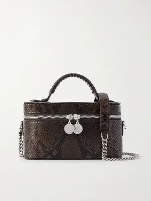 Stella McCartney Snake-effect Shoulder Bag - Brown