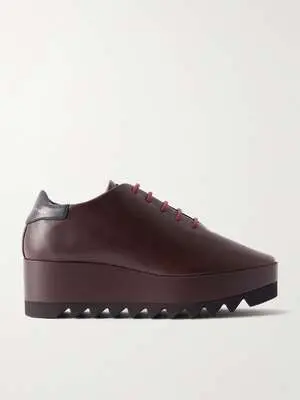 Stella McCartney Sneak-elyse Vegan Brogues - Chocolate