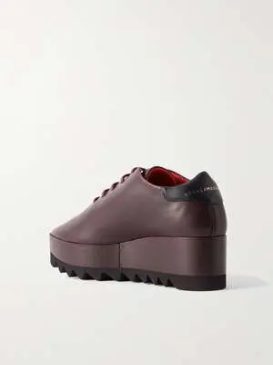 Stella McCartney Sneak-elyse Vegan Brogues - Chocolate
