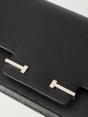 TOM FORD Textured-leather Clutch