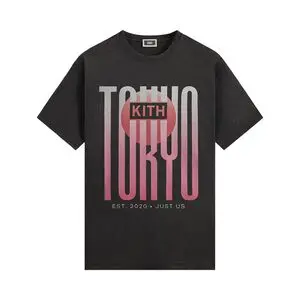 Kith Classic Logo Vintage Tee - Black