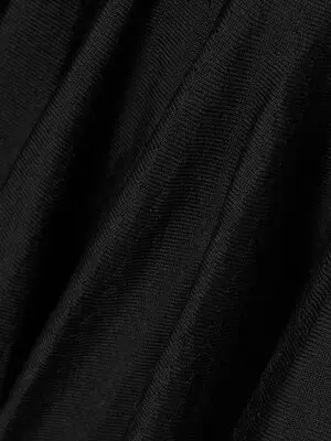 Alaïa Wool Peplum Top - Black