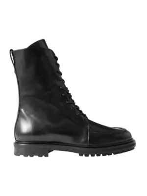 AEYDĒ Tate Leather Ankle Boots