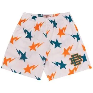 ERIC EMANUEL X Bape Miami Basic Short - White