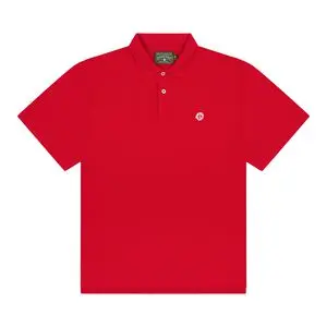 DENIM TEARS Peace Wreath Polo - Red