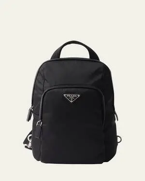 Prada Small Nylon Crossbody Backpack