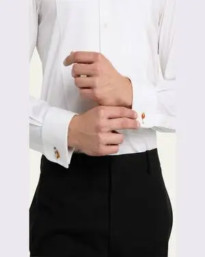 JAN LESLIE Spritz Cocktail Enamel Cufflinks