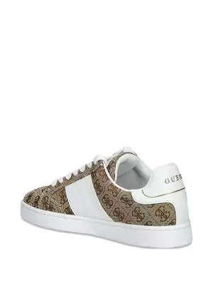 Guess Jrone Monogram Canvas Sneakers