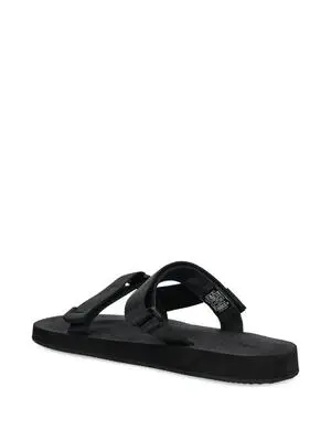 Hugo Double-strap Sandals - Black