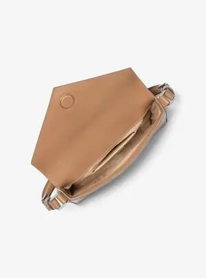 Michael Kors Manhatta Medium Leather Shoulder Bag