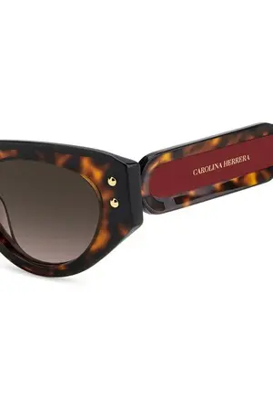 Carolina Herrera 50mm Gradient Cat Eye Sunglasses
