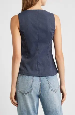 Mango Dena Tie-front Sleeveless Top