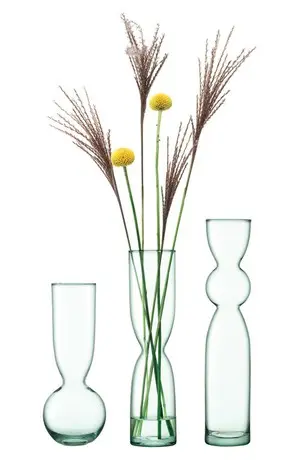 LSA Canopy Set Of 3 Vases - Clear