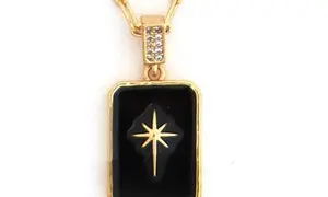 PANACEA Rectangular Pendant Necklace