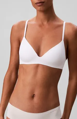 Calvin Klein Wireless T-shirt Bra - White