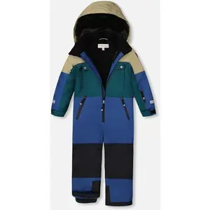 DEUX PAR DEUX One-piece Teknik Snowsuit Colorblocked - Navy Blue
