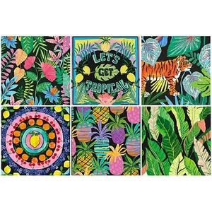 BREA REESE Scratch Art Paper Pad Tropical