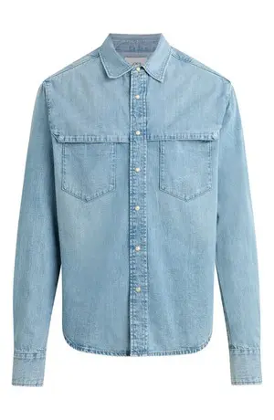 Joe's Jeans The Wayne Denim Snap-up Western Shirt