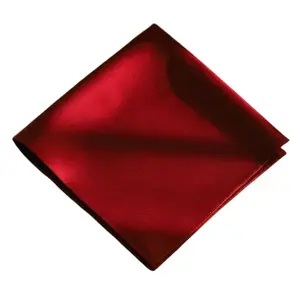 SILKSILKY Mulberry Silk Square Scarf - Red