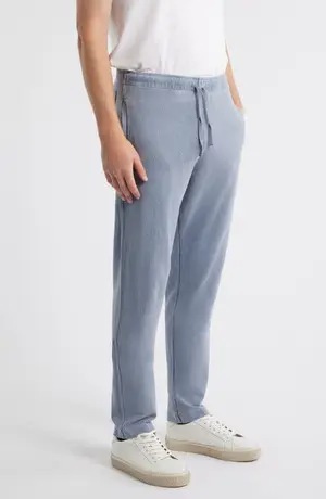 ALEX CRANE Organic Cotton Drawstring Waist Pants - Wave