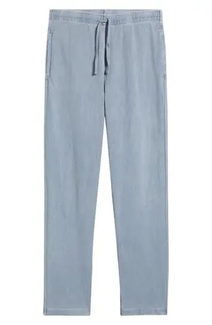 ALEX CRANE Organic Cotton Drawstring Waist Pants - Wave