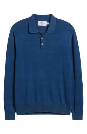 ALEX CRANE Feather Organic Cotton Polo Sweater - King
