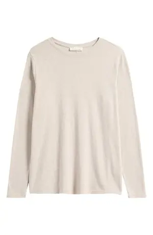 Treasure & Bond Crewneck Knit Top - Grey Chateau