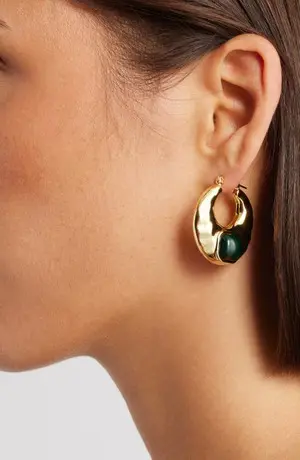 FRASIER STERLING Late Night Hoop Earrings
