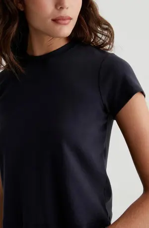 Ag Sadie Crop T-shirt - Super Black