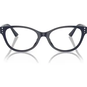 JIMMY CHOO 54mm Oval Optical Glasses - Blue/demo Lens