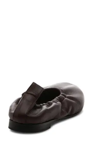 275 CENTRAL Vanna Leather Ballet Flat - Wine