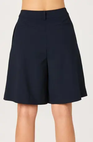 Astr The Label Quillie Pleated Bermuda Shorts
