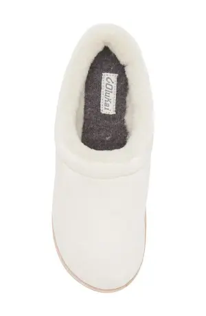 Olukai Mani Genuine Shearling Slipper - Puka /golden Sand