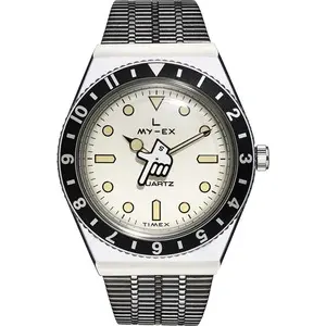 TIMEX® Q Timex Bracelet Watch - White/silver