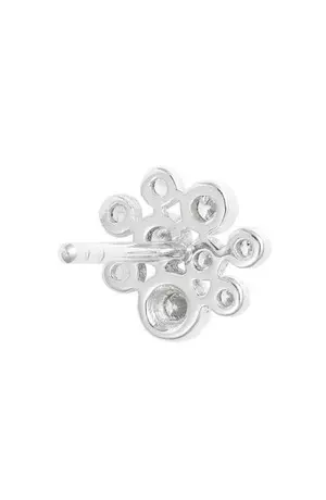 Meira T Diamond Cluster Stud Earrings