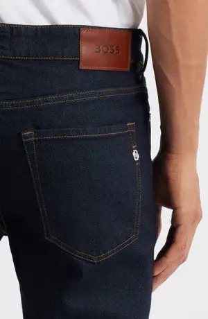 BOSS Delaware Slim Fit Jeans - Navy