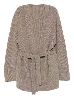 JNBY Loose Midi Cardigan With Detachable Belt