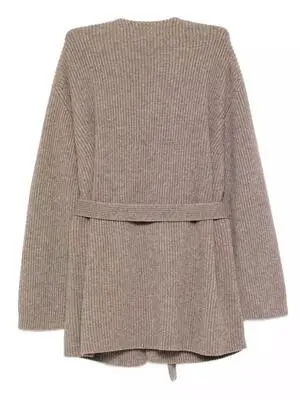 JNBY Loose Midi Cardigan With Detachable Belt