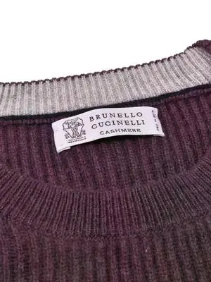 Brunello Cucinelli Ribbed Cashmere Sweater