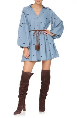 Avec Les Filles Shirt Dress Day Dresses