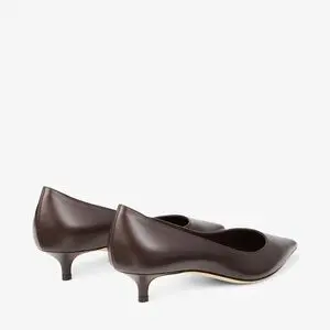 JIMMY CHOO Amelia Calf Leather Pumps - Brown