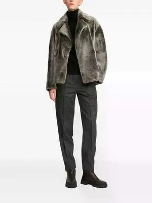 YVES SALOMON Wool Double-breasted Coat